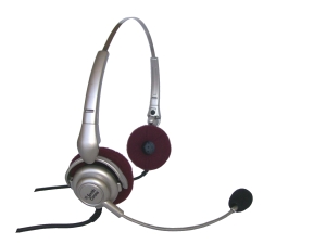 Aries Pro Binaural Headset - Smith Corona Headsets